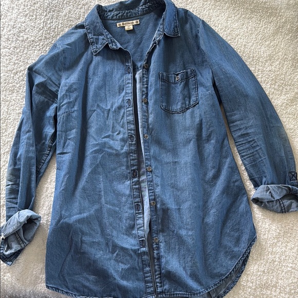 Ruff Hewn | Tops | Ruff Hewn Blue Denim Tunic Top | Poshmark